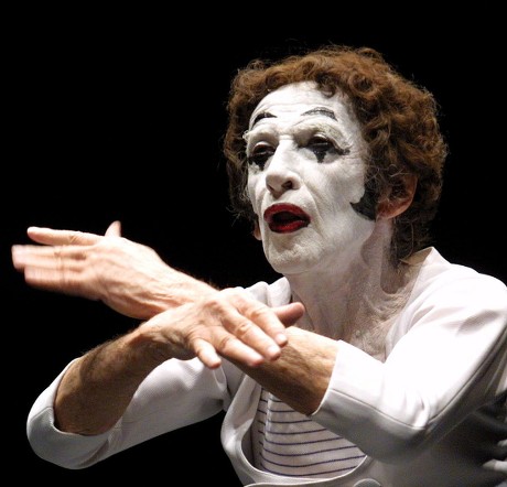 French Mime Marcel Marceau 81 Performs Editorial Stock Photo - Stock ...