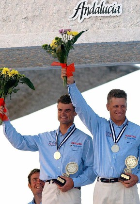 Australian Darren Bundock John Forbes Celebrate Editorial Stock Photo ...
