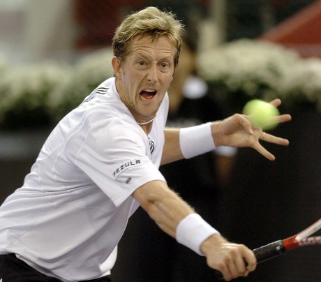 Swedish Tennis Player Jonas Bjorkman Returns Editorial Stock Photo ...