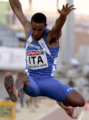 Italian Athlete Andrew Howe Competes Long Editorial Stock Photo - Stock ...