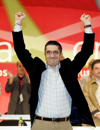 Basque Socialist Partys Secretary General Patxi Editorial Stock Photo ...