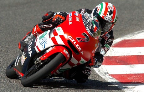 Italian Rider Stefano Perugini Gilera Racing Editorial Stock Photo ...