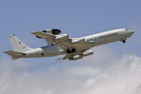 Nato Awac Radar Plane Takes Off Editorial Stock Photo - Stock Image ...
