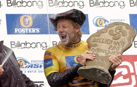 Australian Surfer Luke Egan Celebrates On Editorial Stock Photo - Stock ...