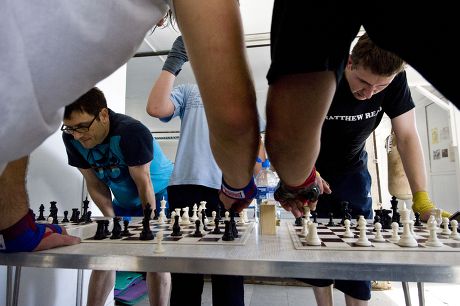 Chess Boxers Playing Against Each Other Editorial Stock Photo - Stock ...