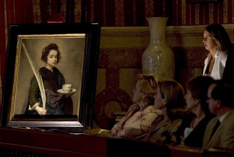 Painting Santa Rufina By Spanish Diego Editorial Stock Photo - Stock ...