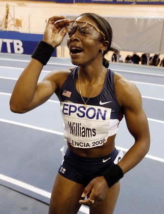 Us Athlete Angela Williams Celebrates After Editorial Stock Photo ...