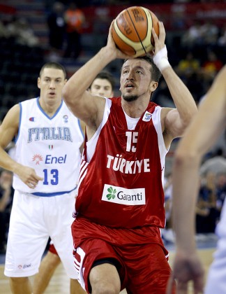 Turkeys Hidayet Turkoglu Aims Shot During Editorial Stock Photo - Stock ...