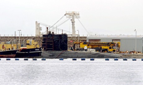 Hms Spectre Damaged British Nuclear Submarine Editorial Stock Photo ...