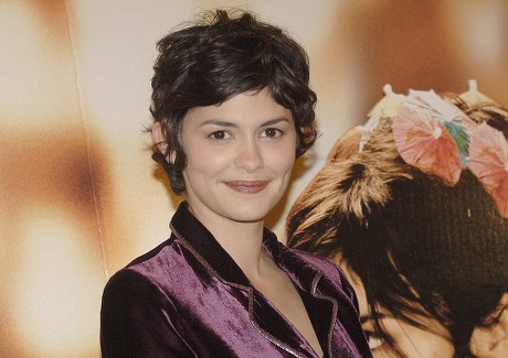 French Actress Audrey Tautou Poses During Editorial Stock Photo - Stock ...