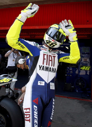 Italian Motogp Rider Valentino Rossi Fiat Editorial Stock Photo - Stock ...