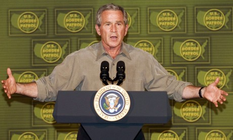President George W Bush Gestures While Editorial Stock Photo - Stock ...