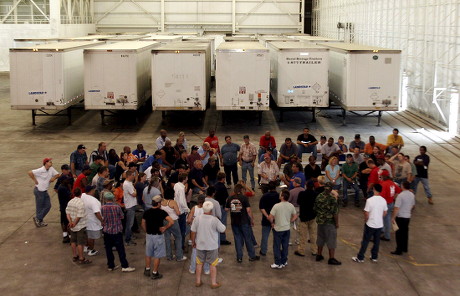 Fema Contracted Drivers Get Briefed Pre Editorial Stock Photo - Stock ...