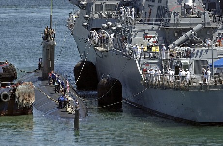 Us Sailors Fast Attack Nuclear Submarine Editorial Stock Photo - Stock ...