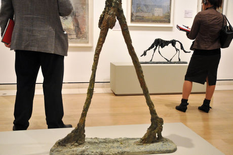Walking Man 1960foreground Alberto Giacometti Cat Editorial Stock Photo ...