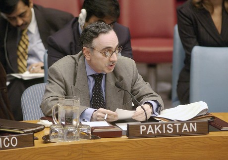 Masood Khalid Deputy Permanent Representative Pakistan Editorial Stock ...