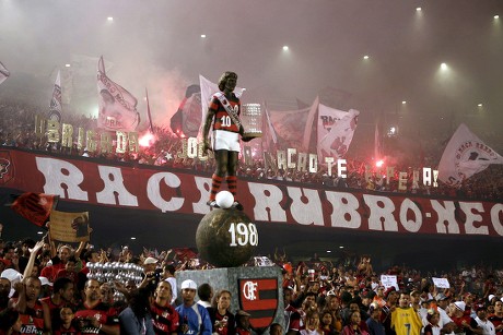 Brazilian Fans Flamengo Soccer Team Celebrate Editorial Stock Photo ...