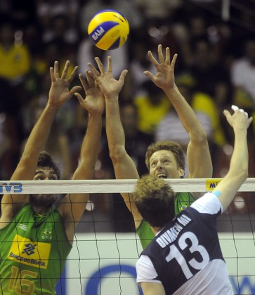 Brazilian National Team Volleyball Players Lucas Editorial Stock Photo ...