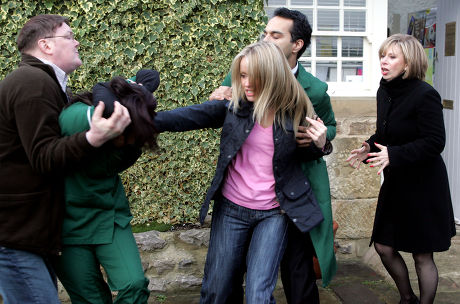 Emmerdale Billy Hopwood David Crellin Victoria Editorial Stock Photo ...