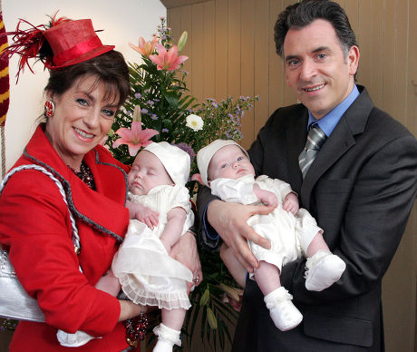 Emmerdale Christening Kathy Heath Hope Viv Editorial Stock Photo ...