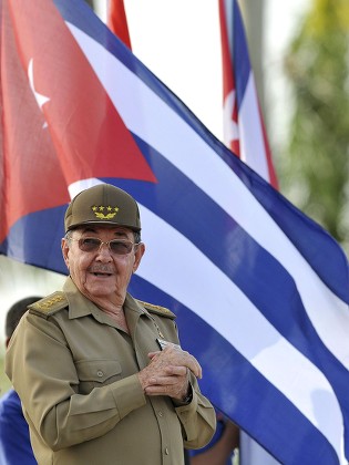 Cuban President Raul Castro Pictured During Editorial Stock Photo ...