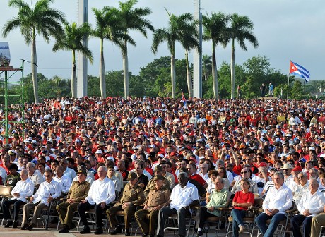 Cuban President Raul Castro Front Row Editorial Stock Photo - Stock ...