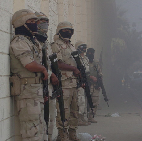 Members Mexican Federal State Police Enter Editorial Stock Photo ...