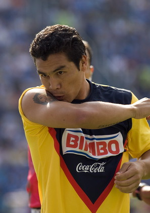 America Soccer Player Salvador Cabanas Celebrates Editorial Stock Photo ...