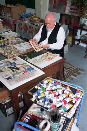 Peter Blake His Studio London Britain Editorial Stock Photo - Stock ...