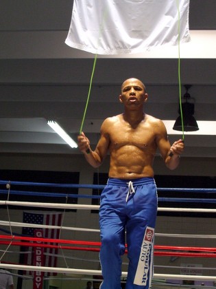 Puerto Rican Boxer Ivan Calderon Trains Editorial Stock Photo - Stock ...