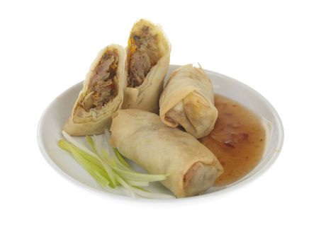 Mini Chicken Spring Rolls Editorial Stock Photo - Stock Image ...