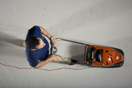 Flymo Vision Compact 330 Lawnmower Editorial Stock Photo - Stock Image ...