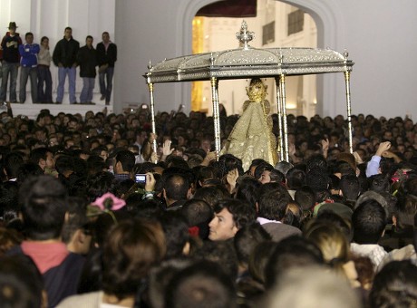 Virgen Del Rocio Virgin Rocio Lifted Editorial Stock Photo - Stock ...