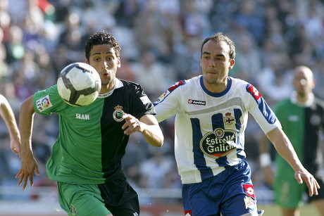 Racing Santander Forward Ivan Bolado L Editorial Stock Photo - Stock ...