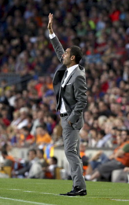 Fc Barcelonas Spanish Coach Pep Guardiola Editorial Stock Photo - Stock ...