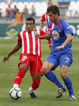 Ud Almerias Brazilian Defender Michel Macedo Editorial Stock Photo ...