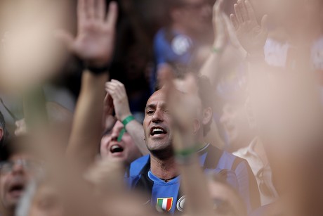 Inter Milan Fans Cheer Before Uefa Editorial Stock Photo - Stock Image ...