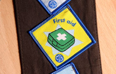 Brownie First Aid Badge Editorial Stock Photo - Stock Image | Shutterstock