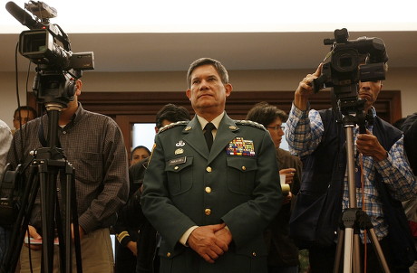 Colombian Army Forces Commander General Freddy Editorial Stock Photo ...