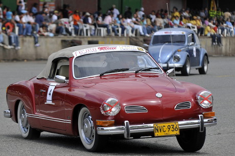 1965 Volkswagen Karman Ghia Convertible Driven Editorial Stock Photo ...