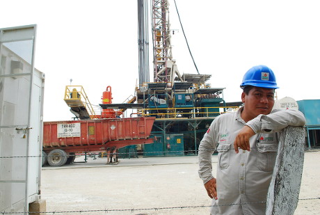Worker Looks On During Blockade By Editorial Stock Photo - Stock Image ...