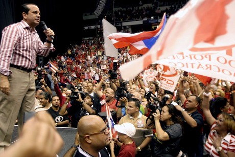 Puerto Rico Governor Anibal Acevedo Vila Editorial Stock Photo - Stock ...