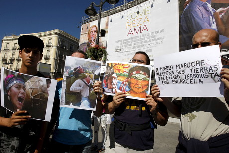 Members Platform Supporting Chilean Mapuche Indigenous Editorial Stock ...