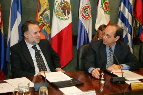 Chilean Chancellor Mariano Fernandez Amunategui L Editorial Stock Photo ...