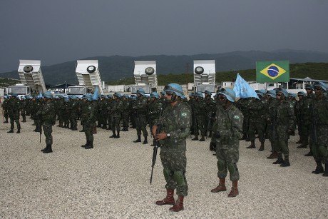 U N Military Police Force Minustah Editorial Stock Photo - Stock Image ...