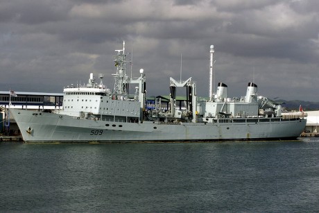 Canadian Ship Protector Seen Anchored San Editorial Stock Photo - Stock ...