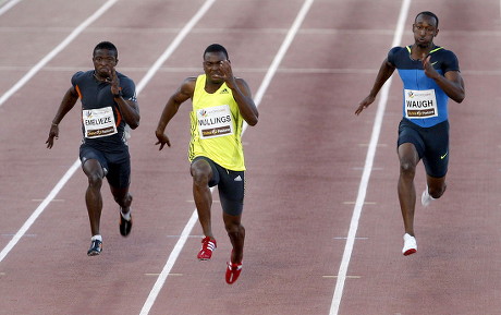 Jamaican Athlete Steve Mullings C Nigerian Editorial Stock Photo ...