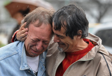 Two Men Seen Crying During Route Editorial Stock Photo - Stock Image ...