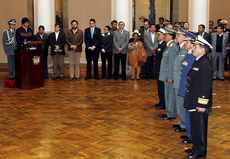 President Bolivia Evo Morales Appoints New Editorial Stock Photo ...