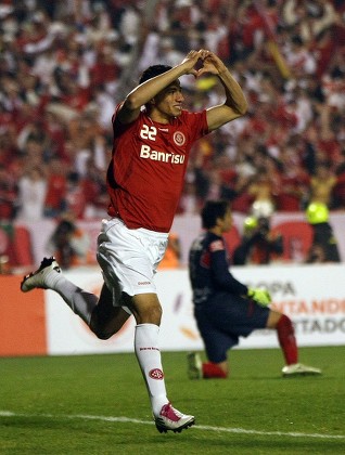 Brazilian Soccer Team Internacional Player Leandro Editorial Stock ...